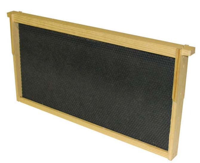 Pre-Assembled Deep Frames with Black Plastic Foundation – Astor Apiaries