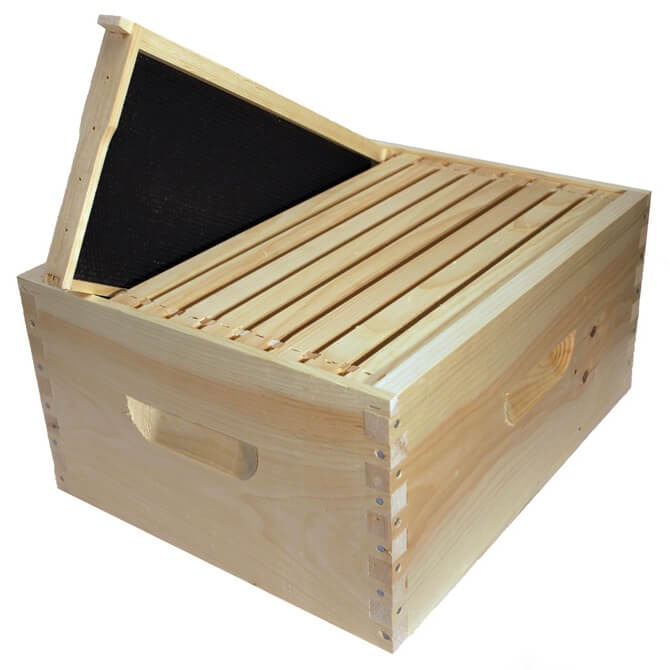 Deep Hive Body with Frames – Astor Apiaries